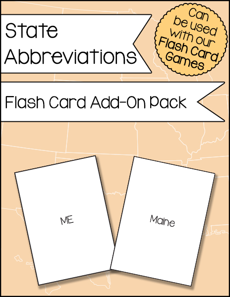 States and Capitals Free Resources